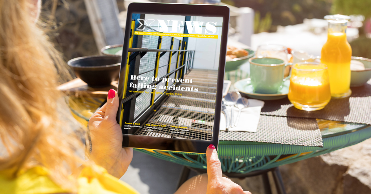 This number is about our new fall protection system X-Rail