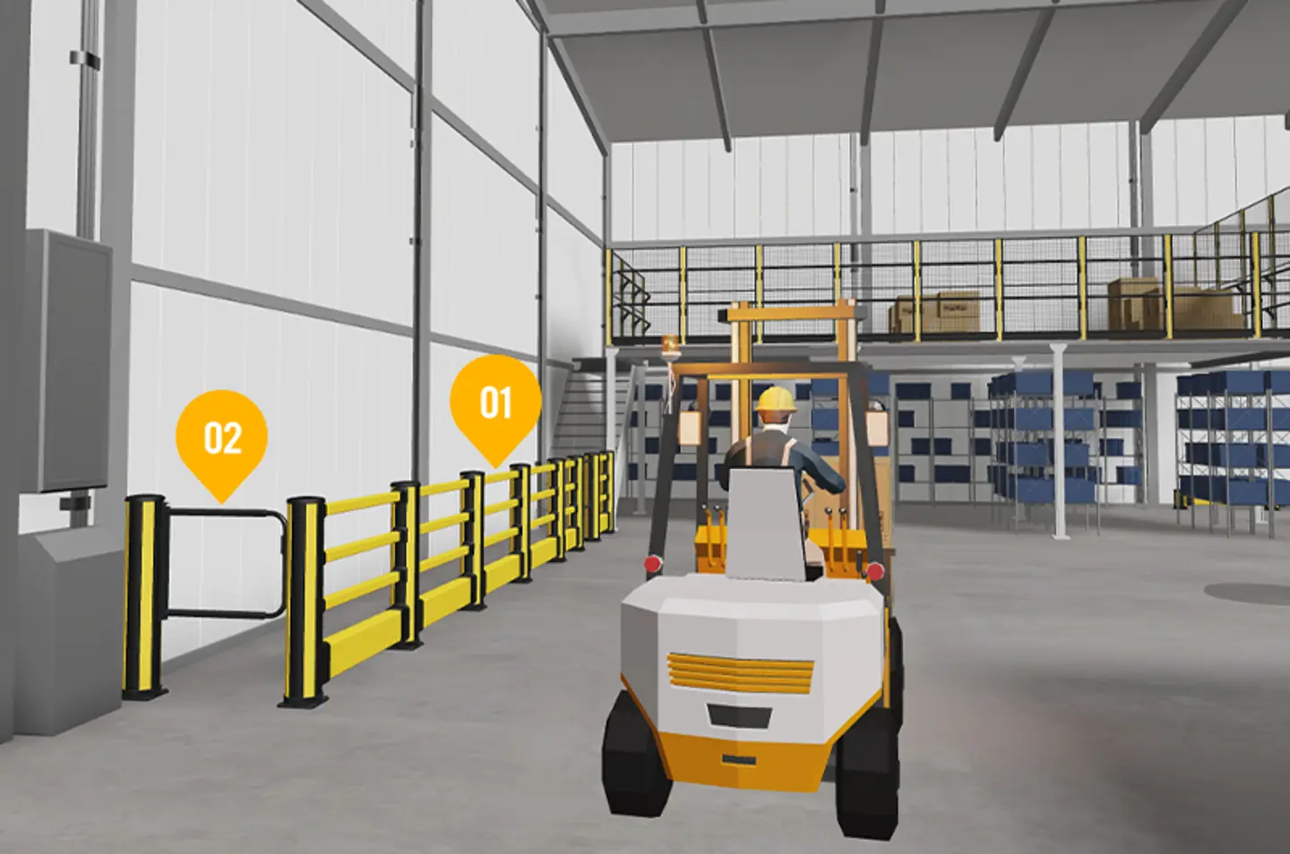 Axelent helps preventing accidents of internal traffic